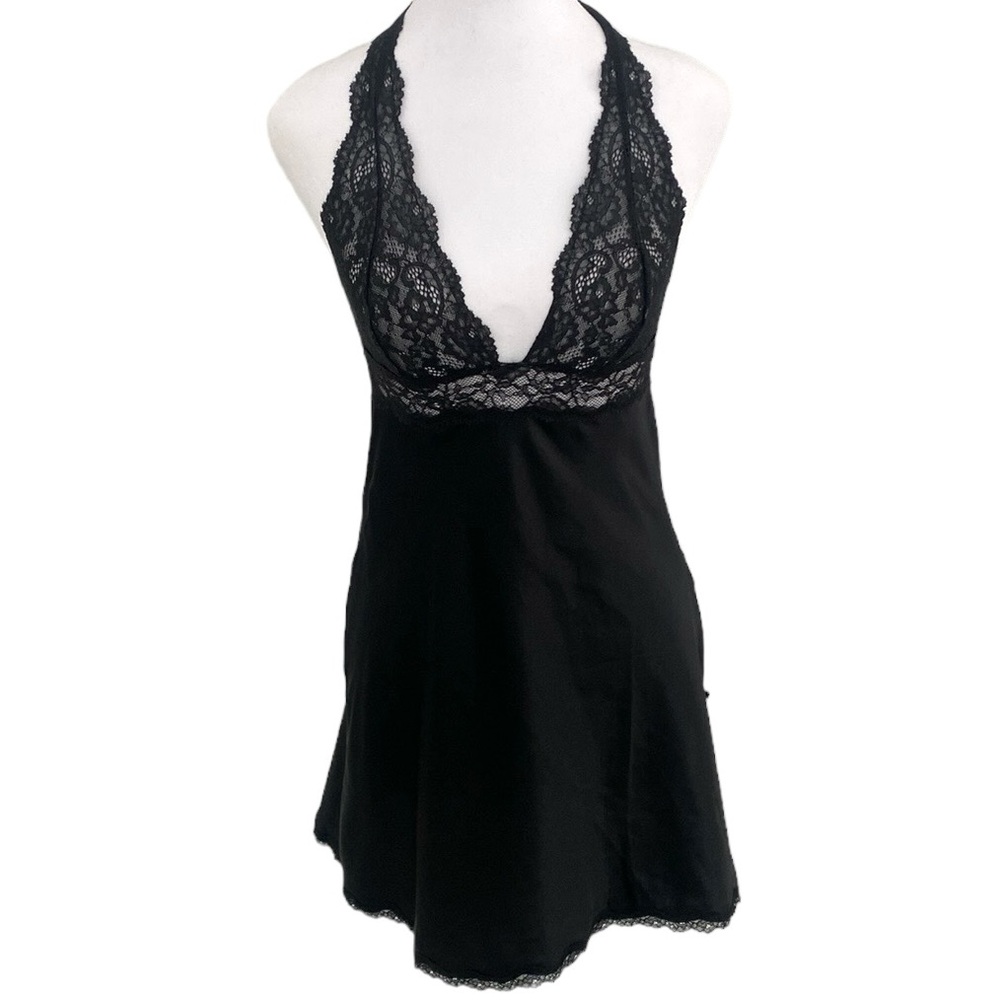 Victoria’s Secret Black Lace Teddy Gown - Gem
